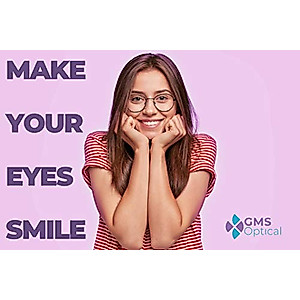 GMS Optical Soft Silicone D-Shaped Screw-in Nose Pads for Glasses, Sunglasses, and Eye Wear - 15mm (5 Pair)