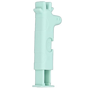 Tgoon Chip Bag Clip, Bag Sealing Clips High Elasticity Bright Color Plastic Material Simple Practical Giraffe Look for Office for Snack Bag for Kitchen(Giraffe Seal Buckle - Green)