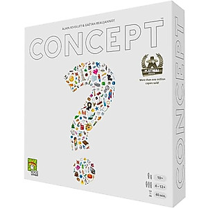 Concept Party Game | Award-Winning Board Game | Team-Based Guessing | Fun Family Game for Adults and Kids | Ages 10+ | 4-12+ Players | Average Playtime 40 Minutes | Made by Repos Production