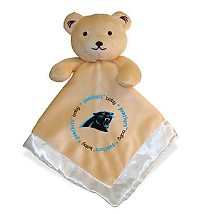BabyFanatic Tan Security Bear - NFL Carolina Panthers - Officially Licensed Snuggle Buddy