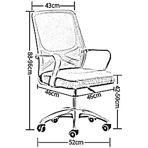 MayNuo Chair Ergonomic Computer Chair Lift Swivel Chair Office Chair Mesh Seat Pedal Positive Posture Chair Game Chair/Gray