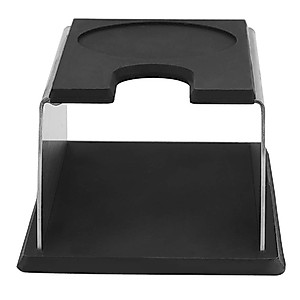 Coffee Tamper Stand,Stainless Steel AntiRust Barista Tool Tamping Holder Shelf,Coffee Powder Seat Cushion Stand Rack,Coffee Tampers Tool Accessory for Home,Coffee,Shop,Restaurant