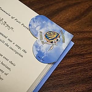 WB 100th WB Bugs Bunny Shield Heart Faux Leather Bookmark - Set of 2