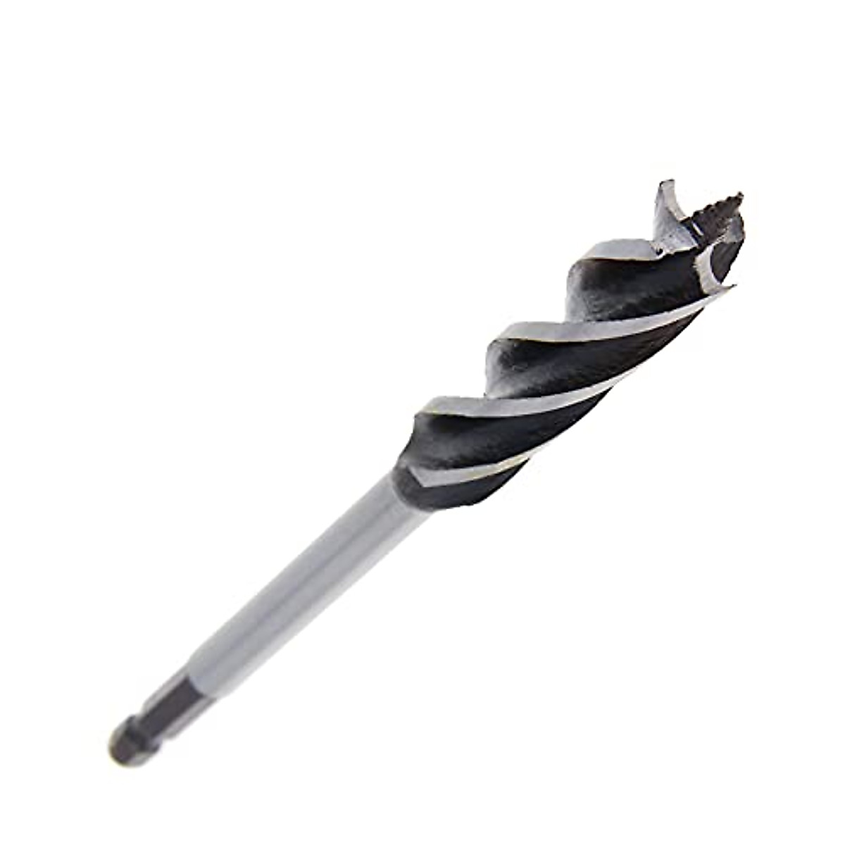 Auniwaig Auger Drill Bit Wood Hex Shank 14mm Cutting Dia High Speed Steel for Electric Bench Drill Woodworkingpentry