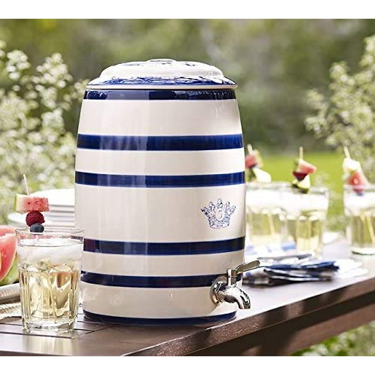 Beverage Dispenser Replacement Spigot with Anti-Clogging Cap, Stainless Steel Polished Finished, Water Dispenser Replacement Faucet, fits Berkey and other Gravity Filter systems as well