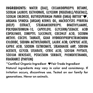 Shea Moisture Raw Shea Butter Shampoo and Conditioner Set, Deep Moisturizing with Sea Kelp & Argan Oil, Sulfate Free & Silicone Free, Curly Hair Products, Family Size, 13 Fl Oz (Pack of 2)