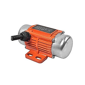 ATO AC 110V Concrete Vibrator Motor Adjustable Amplitude Low Noise Concrete Vibrating Motor Aluminum Alloy Vibrating Vibrators for Shaker Table,1 Phase 3600rpm with CE Certificate 100W