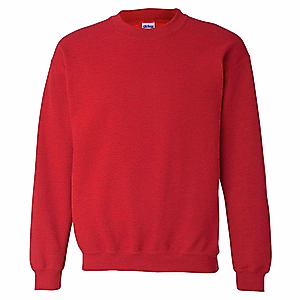 Gildan Men's Heavy Blend Crewneck Sweatshirt - Large - Red