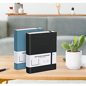 Thick Notebooks College Ruled - B5 Lined Journals with 100gsm Thick Paper, Softcover Thick Journal Notebook Giftable for Women for School, Office, Artist Writing/Noting, 304 Pages, 7.6'' X 10'' Green