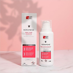 Keramene Hair Growth Inhibitor by DS Laboratories - Minimize Unwanted Hair Growth on Face and Body, Slows Regrowth, Paraben-Free