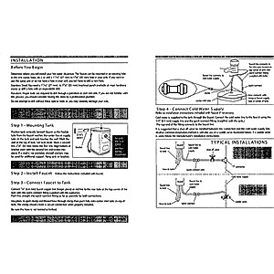 Westbrass CO140-12 Develosah 9" 2-Handle Hot and Cold Water Dispenser Faucet Kit with Filter, Kitchen Sink Strainer & Disposal Trim Set, Oil Rubbed Bronze