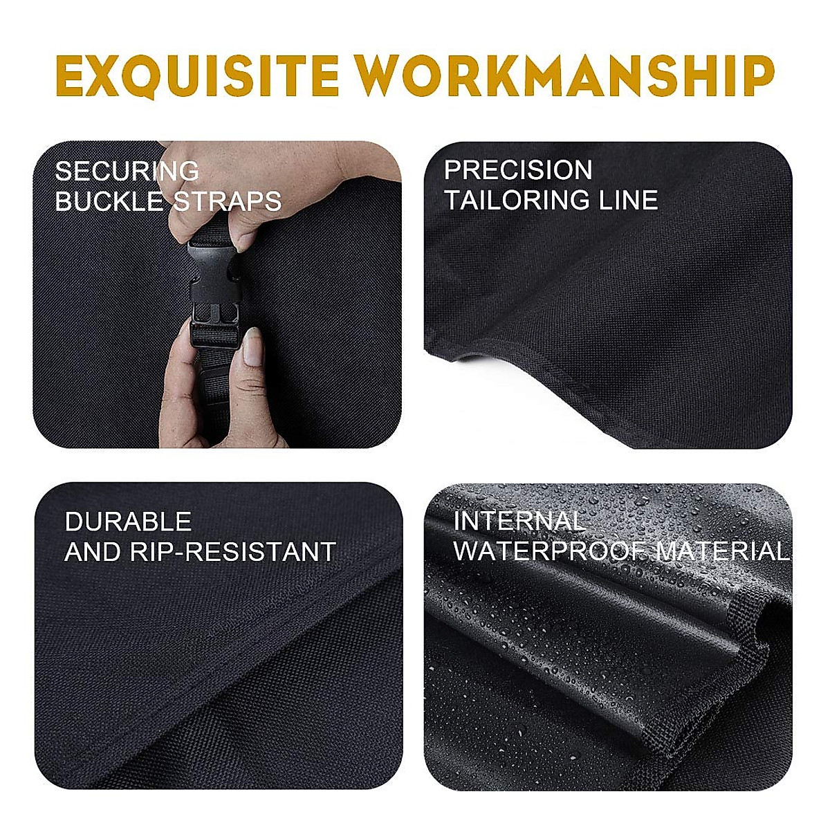 LBG Products Window Air Conditioner Cover 21''Wx15''Hx16''D for Outside AC Unit,Heavy Duty Winter AC Defender,Bottom Covered