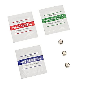 Water Quality Tester, Temp PH Meter ABS Backlight Portable Auto Calibration for Planting