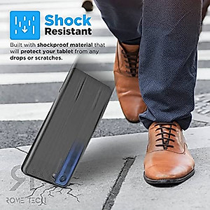 Rome Tech Belt Clip Phone Case for Samsung Galaxy S21 FE 5G [NOT for S21] Slim Heavy Duty Rugged Slide Hip Holster Cover with Kickstand Compatible with Galaxy S21 Fan Edition 5G - Black