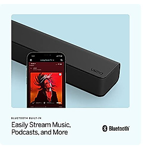 VIZIO V-Series 2.1 Home Theater Sound Bar with DTS Virtual:X, Wireless Subwoofer and Alexa Compatibility, V214x-K6, 2023 Model