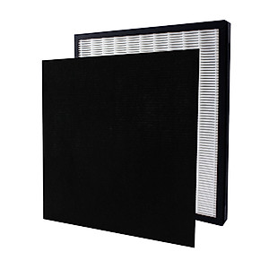 InvisiClean True Hepa Replacement Filter with Activated Carbon Prefilter - Compatible with InvisiClean Aura IC-5018 and Sensa IC-5120 Air Purifiers