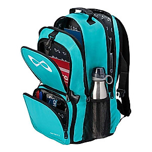 Nfinity Classic Cheer Backpack For Cheerleading - Backpack With Detachable Purse and Laptop Sleeve - Lightweight Backpack for Travelling - Sports Backpack for Cheerleaders (Teal)