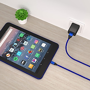 [2 Pack-6Ft] USB C Fast Charger Cord Compatible with Amazon Fire HD 10,10 Plus(2019-2021), New Fire HD 8-10th Gen Tablet,8 Plus (2020),Fire HD7-12th Gen(2022),Kids Edition,Kids Pro