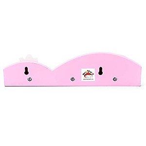 Mousehouse Gifts Children's Unicorn Themed Triple Coat Hook Wall Hook for Girls Nursery or Bedroom Decoration