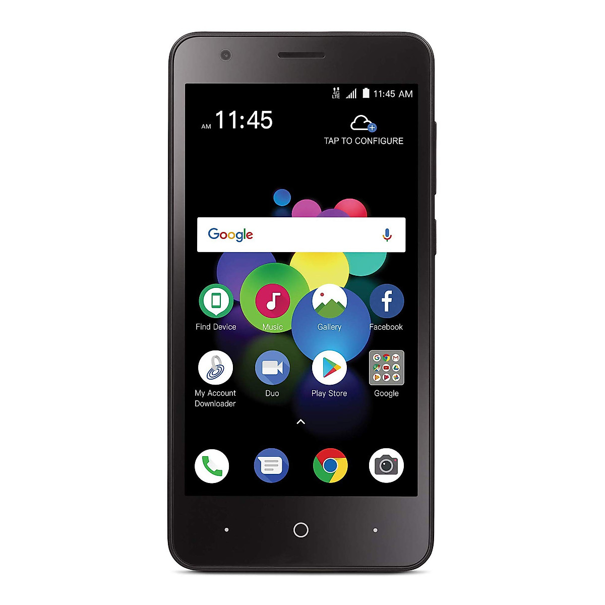 TracFone Carrier-Locked ZTE Blade T2 Lite 4G LTE Prepaid Smartphone - Black - 16GB - Sim Card Included - CDMA