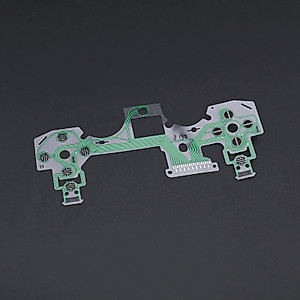 3pcs Conductive Film Replacement Handle Keypad Repair Pads Flexible Controller Membrane Conductive Film Compatible with PS4 Controller JD-M-050 JD-M-055