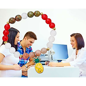 Haoze IVF Gifts for Women Infertility Pineapple Charm Bracelet Fertility Journey Bracelet Positive Pregnancy Reiki Infused Jewelry Pregnancy Gift for Her(Pineapple)