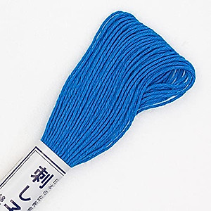 オリムパス製絲(Olympus Thread) Sashiko Cotton 22yd Blue Notion