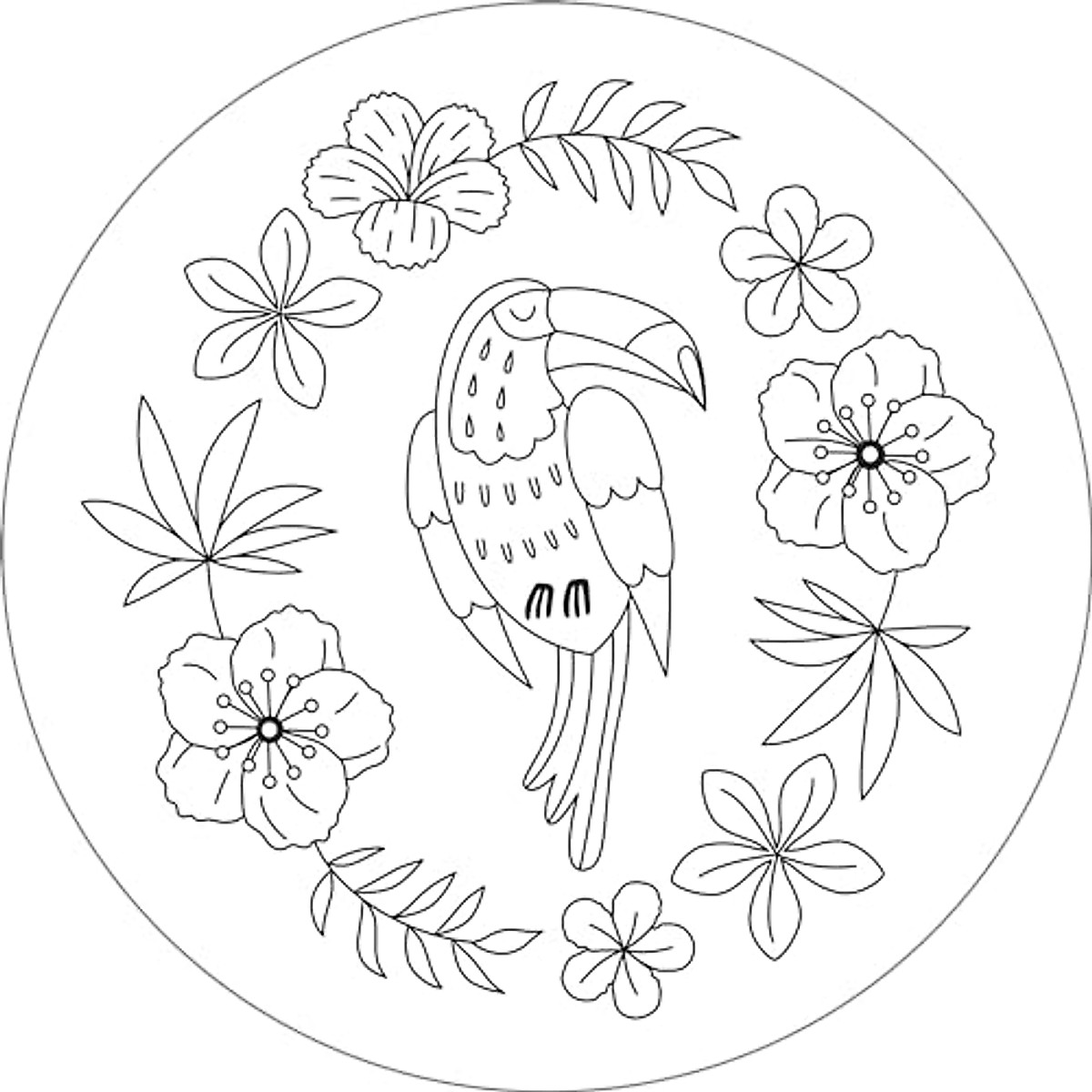 Birds Embroidery Pattern Transfers (set of 10 hoop designs!)