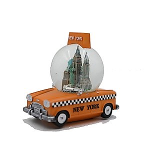 ZIZO New York City Taxi Yellow Cap Snow Globe for Women, Men and Kids Christmas Snowglobe 5 inches
