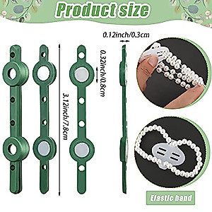 4 Pieces Elastic Pearl Wrist Bands and 15 Pairs Floral Boutonniere Magnets Corsage Brooches Magnet for Handmade Wedding Bride Boutonnieres Corsage Flower Pins Business Flowers Making Accessories