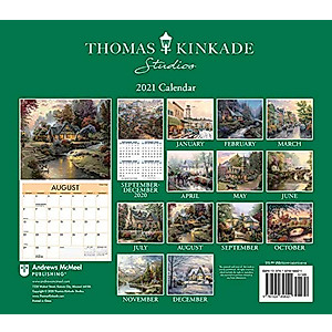 Thomas Kinkade Studios 2021 Deluxe Wall Calendar