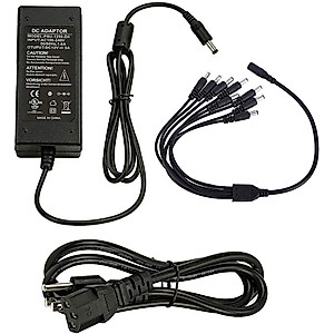 Tolxh 12V 5A Power Supply for CCTV Security Camera DVR Swann Lorex Defender 8 Split CG