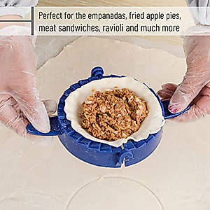 BTaT- Dough Press Set, 3 Pack, Empanada Press, Dough Press, Dumpling Press, Hand Pie Press, Mini Pie Press, Hand Pie Maker, Meat Pie Cutter, Pie Press, Pastry Press, Turnover Press, Mother's Day Gift