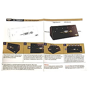 Acumen Disc SD Trident - 1 to 4 Secure Digital/TF/MicroSD Compact Duplicator Autostart Cloner Copier (35MB per Second)