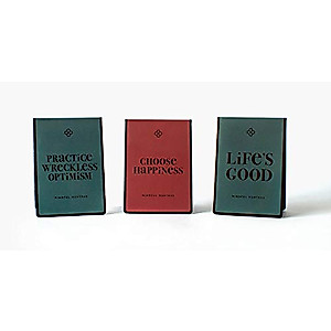 Folio Motivational Affirmation Quote Mantra Magnetic Bookmarks - Set of 3 Inspirational Bookmarks for All Ages, Men, Women, Teens Girls Students for Friends, Coworkers & Student Incentives!
