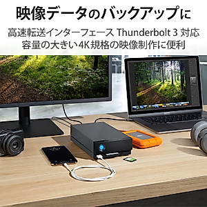 LaCie 1big Dock 18TB External Hard Drive HDD Docking Station – Thunderbolt 3 USB 3.1, 7200 RPM Enterprise Class Drives, for Mac and PC Desktop, Data Redundancy (STHS18000800)
