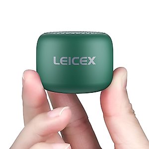 LEICEX Mini Bluetooth Speaker Wireless,Small Speaker Support TWS Stereo Sound.Portable Speaker for Travel,Gift,Mobile Phone.(Green)