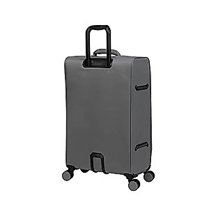 it luggage Census 32" Softside Checked 8 Wheel Spinner, Grey Skin