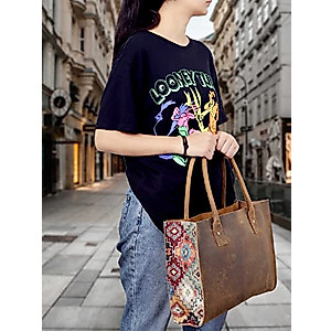 Leather Shoulder Bag Tote for Women Purse Satchel Travel Bag shopping Carry Messenger Multipurpose Handbag