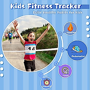 Kids Smart Watches,Gifts for Age 3-12 Boys Girls Dual Camera Touchscreen,Unicorn Digital Smart Watch for Kids with 24 Games, Pedometers，Music, Calculator,Learning Toys Birthday Gifts for Kids Blue