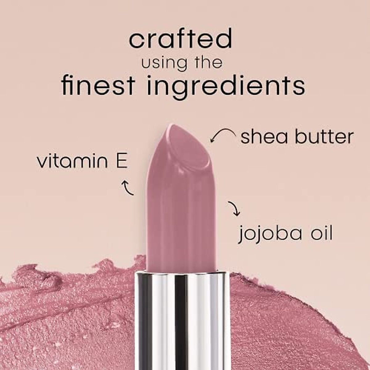 nude envie - Lipstick - Creamy & Long-Lasting Finish - Velvety Texture & Easy Application - Luxury Hydration - With Shea Butter, Vitamin E & Jojoba Oil - Vegan, Paraben-Free & Cruelty-Free - Cool