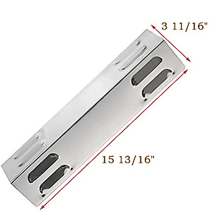 Cmanzhi S1C011 (5-Pack) S1C003 (5-Pack) Stainless Steel Burner and Heat Plate Replacement for Dyna-Glo DGE530BSP-D, DGE530GSP-D, DGE530SSP-D