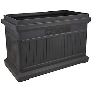 RTS Companies Inc 550200501A7981 Home Accents Parcelwirx Standard Horizontal Delivery Drop Box with Lift Off Lid, Graphite