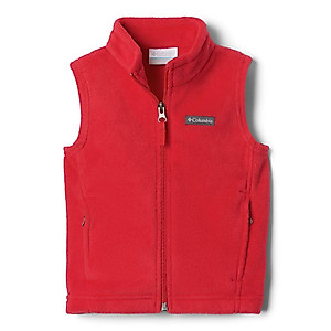 Columbia Baby Steens Mtn Fleece Vest, Mountain Red, 18/24
