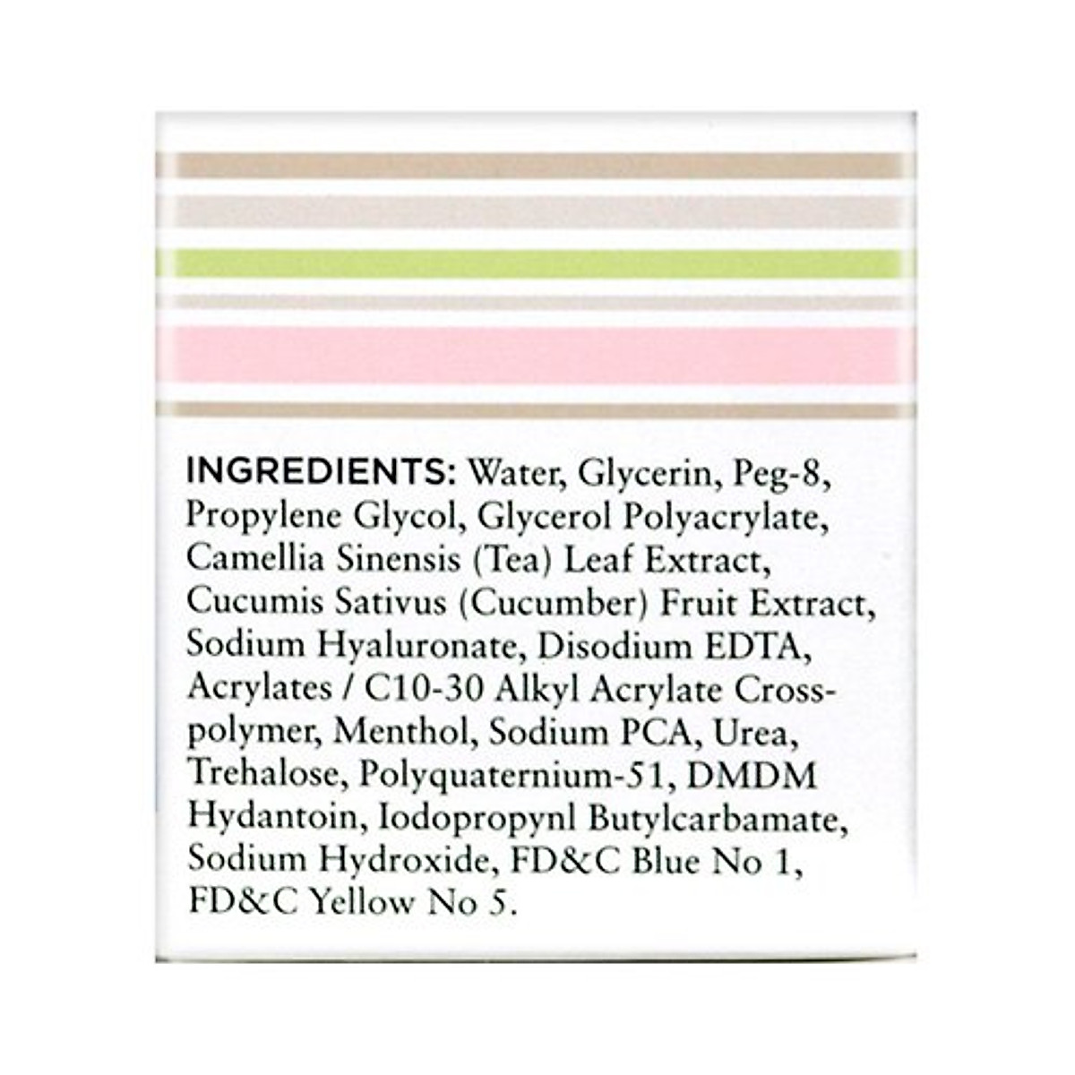 BASQNYC Cucumber Tea Eye Gel, 0.5oz