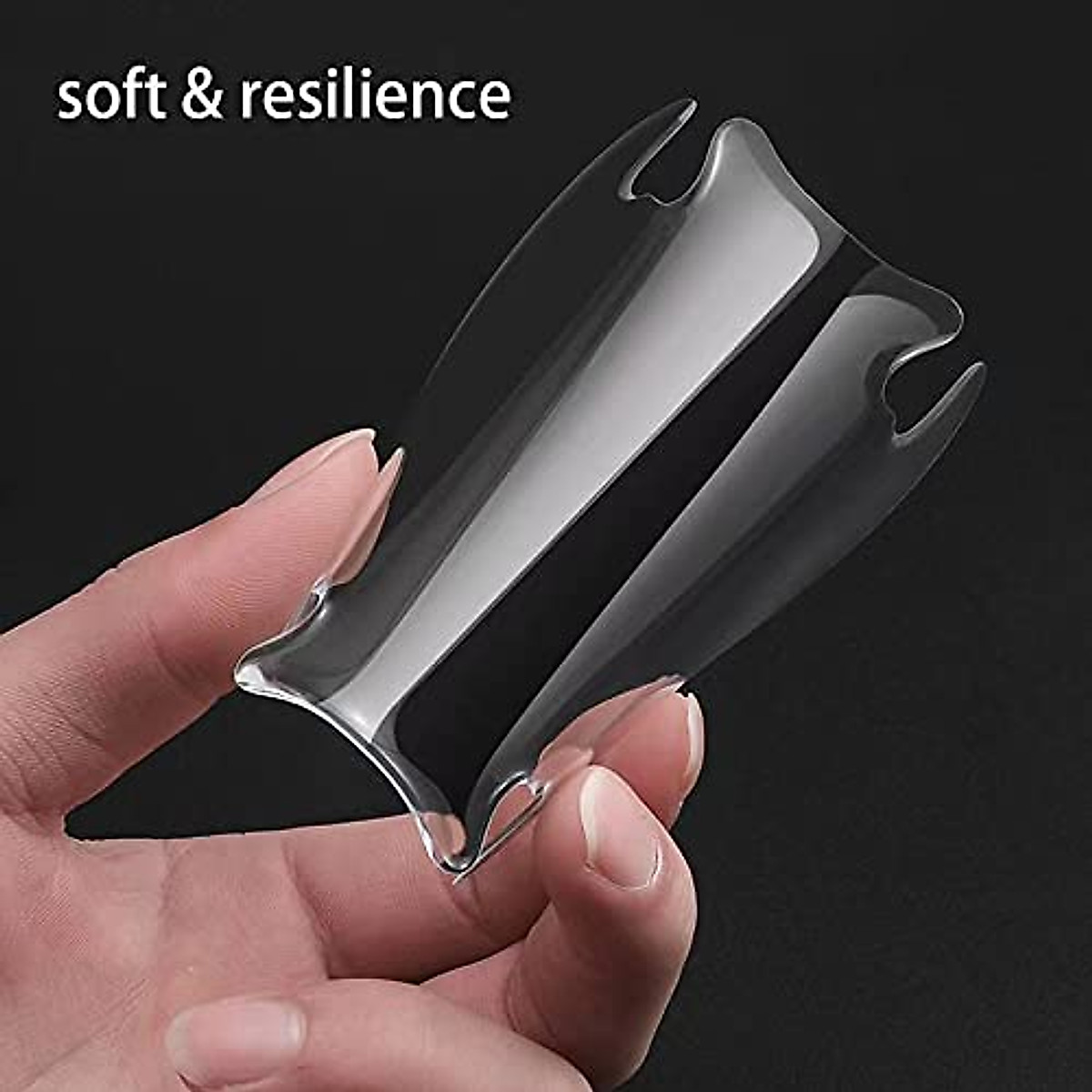 Alvhnt 4PCS Car Door Cup Handle Sticker, Anti-Scratches Car Door Handle Protective Film, Car Door Handle Cup Protector (Clear)