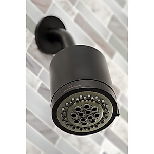 Kingston Brass KBX8140ZX Millennium Tub and Shower Faucet, Matte Black 7.31 x 8 x 72