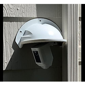 SDS DS-1250ZJ Universal Sun Rain Shade Camera Cover Shield Cover Shield for Nest/Ring/Arlo/Dome/Bullet Outdoor Camera (1 Pack, White)