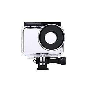 For Insta360 ONE R Sports Camera Case Protective Housing Insta360 ONE R Diving Cases Waterproof Housing 4K IPX8 Accessory Camera Accessories Anti-fall Bezel Protective Cases (Black) A458