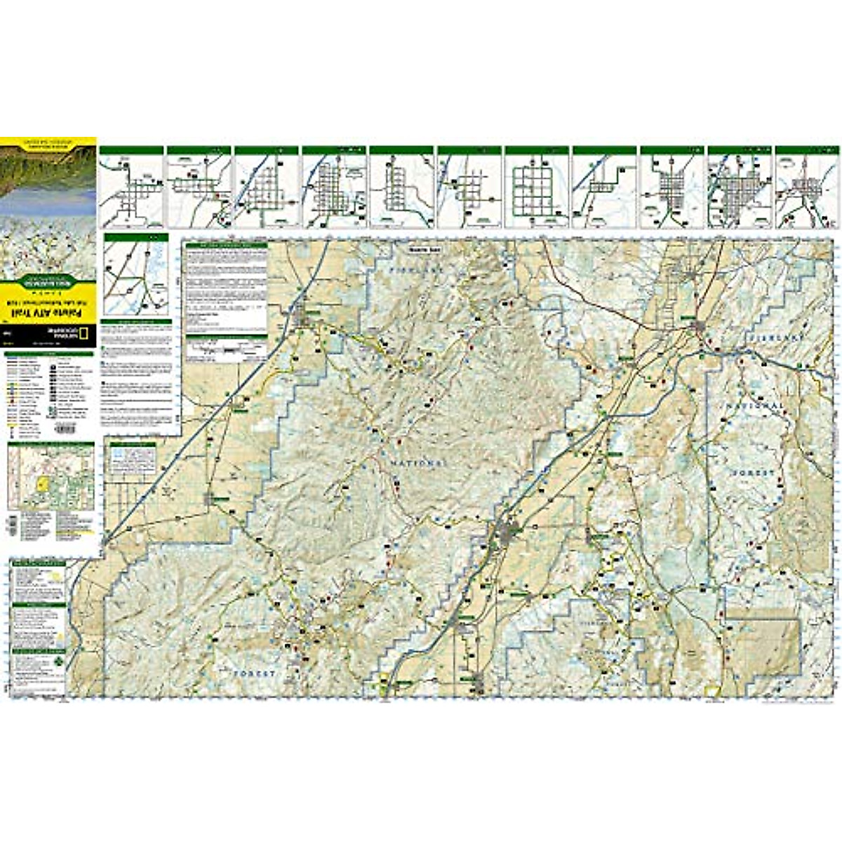 Paiute ATV Trail Map [Fish Lake National Forest, BLM] (National Geographic Trails Illustrated Map, 708)